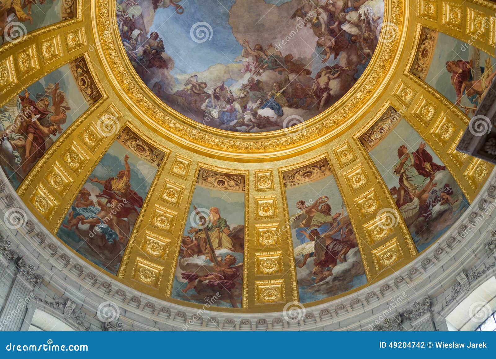 Plafond De L'Invalides à Paris Photographie éditorial - Image du ...