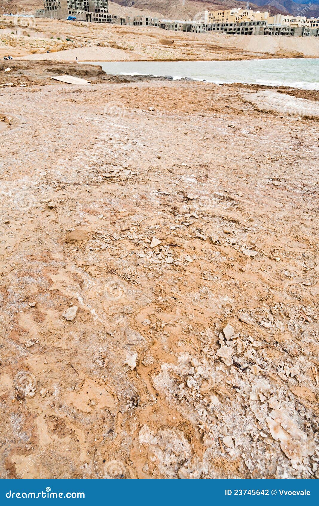 Plage de boue de mer morte photo stock. Image du côte - 23745642