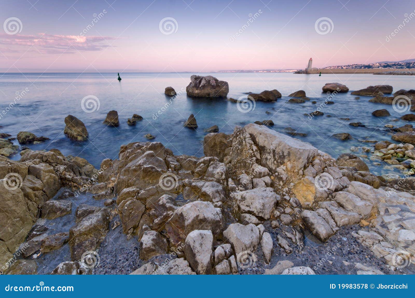 Plage De La Reserve, Nice, France Stock Photo - Image of ocean, holiday ...