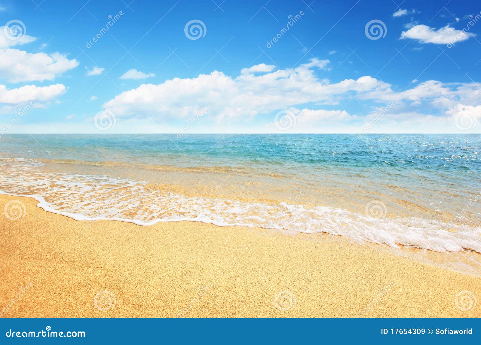Plage De Sable Et Mer Tropicale Image stock - Image du coloré, concept ...