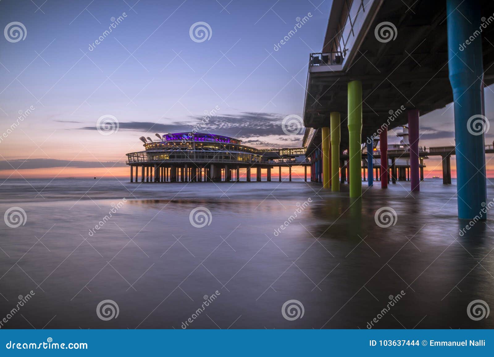 Plage Den Haag De Scheveningen Photo stock - Image du océan, jour ...