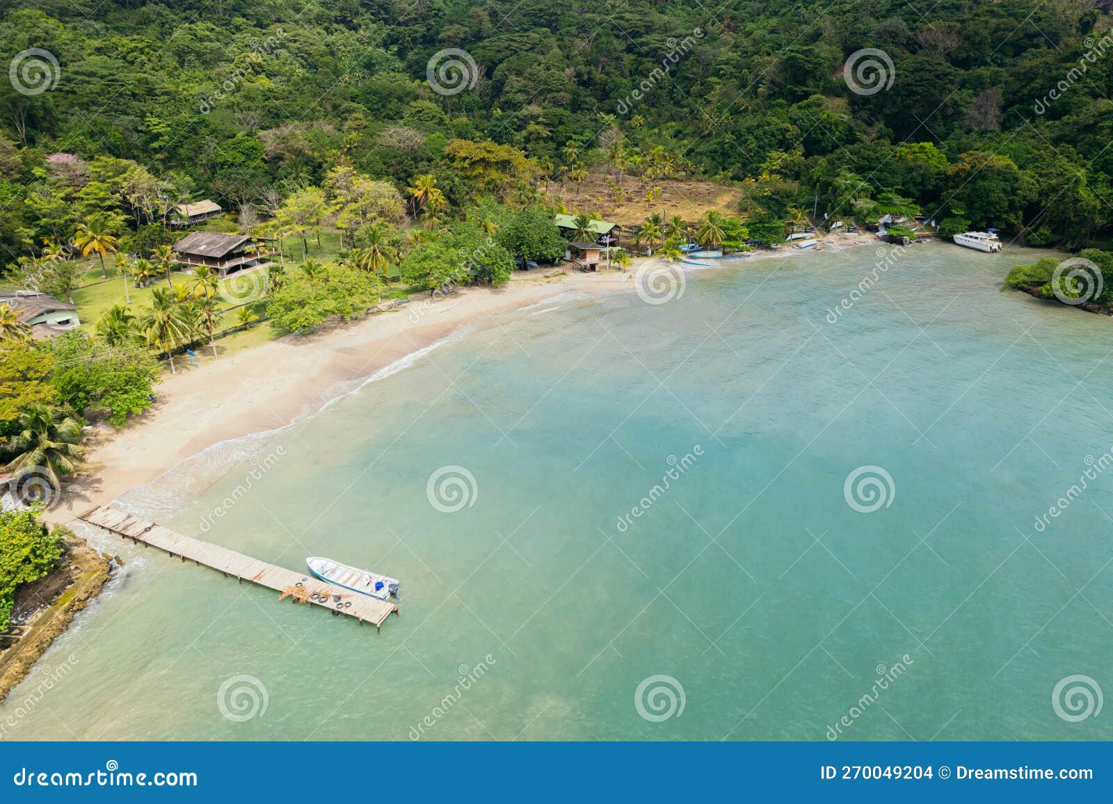 Plages Et Mer Bleue De Capurgana Choco Colombie Photo stock - Image du ...