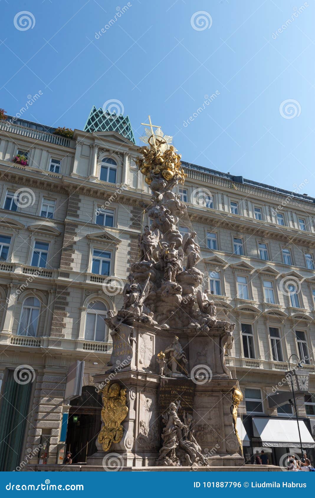 Plague Column in Vienna Austria September 2017 Editorial Photo - Image ...