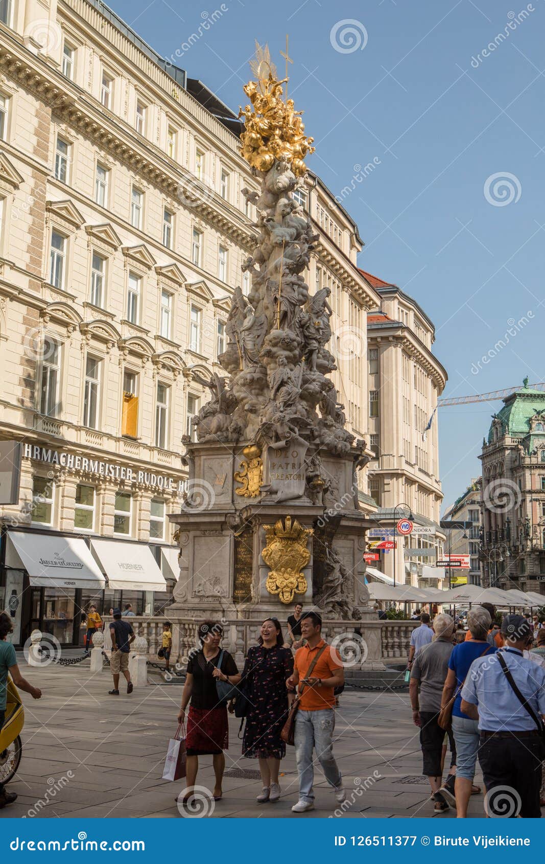 The Plague Column in Vienna Editorial Photography - Image of plague ...