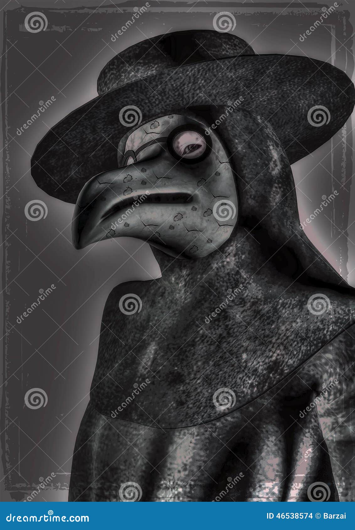 Plague Doctor Mask Medieval Death Symbol Isolated Sketch Vector ...