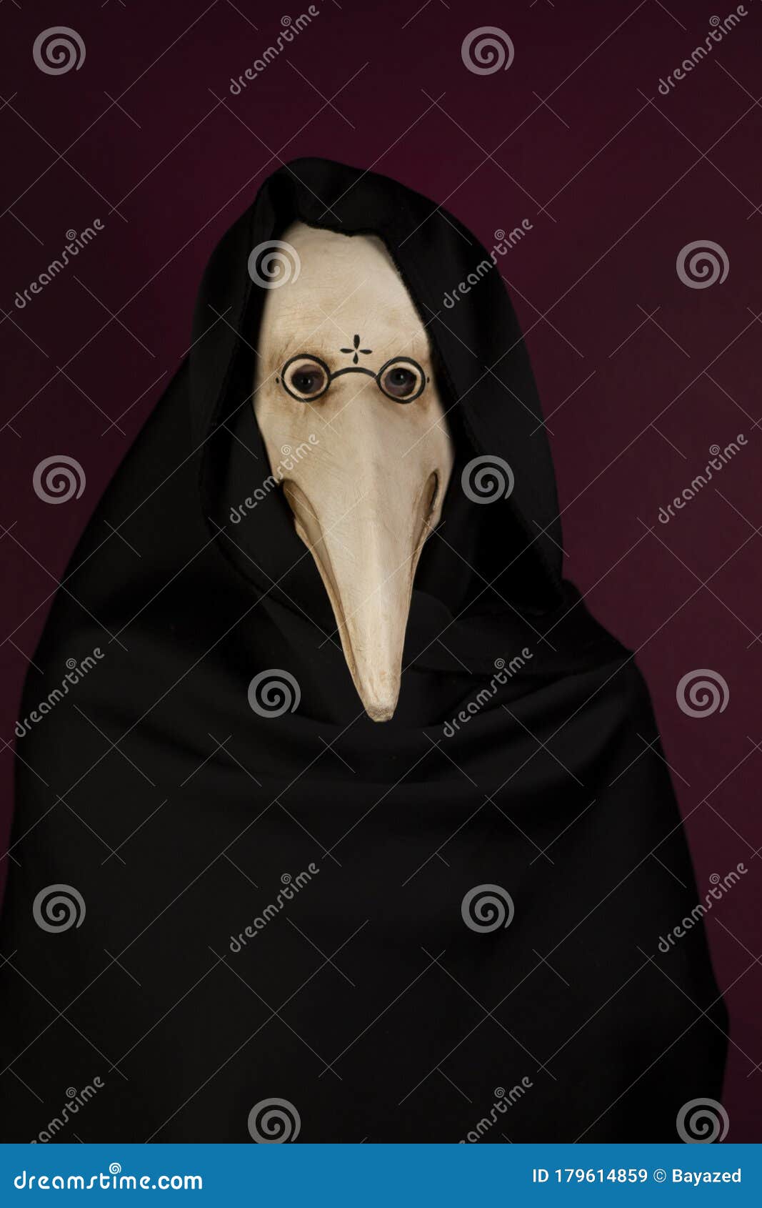 Plague doctor mask stock image. Image of black, doctor - 179614859