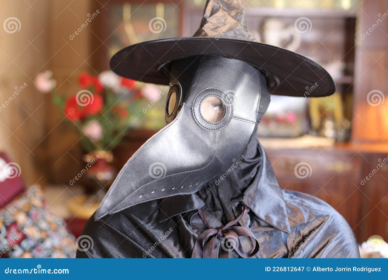 Plague Doctor in Spooky Setting Stock Image - Image of ancient, europe ...