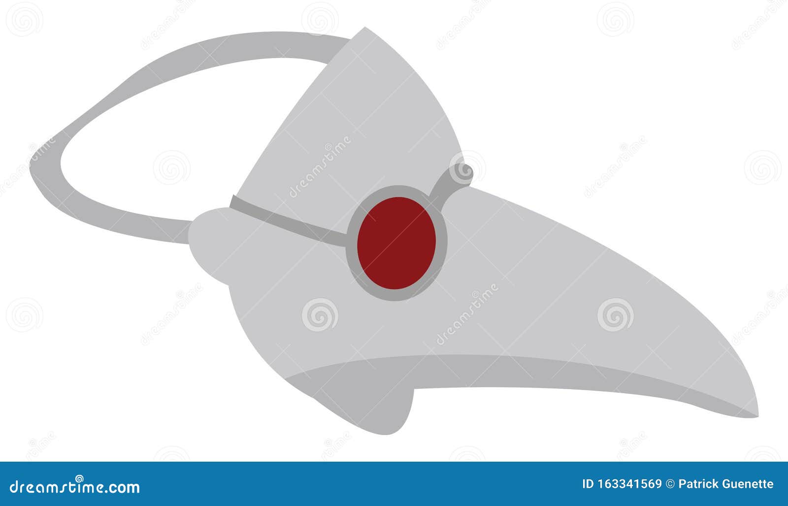 Plague Mask Wearing Avant Garde Couture Style Character. Ai Generated ...