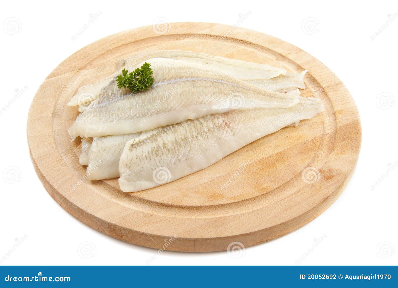 Plaice stock photo. Image of plaice, parsley, wood, river - 20052692