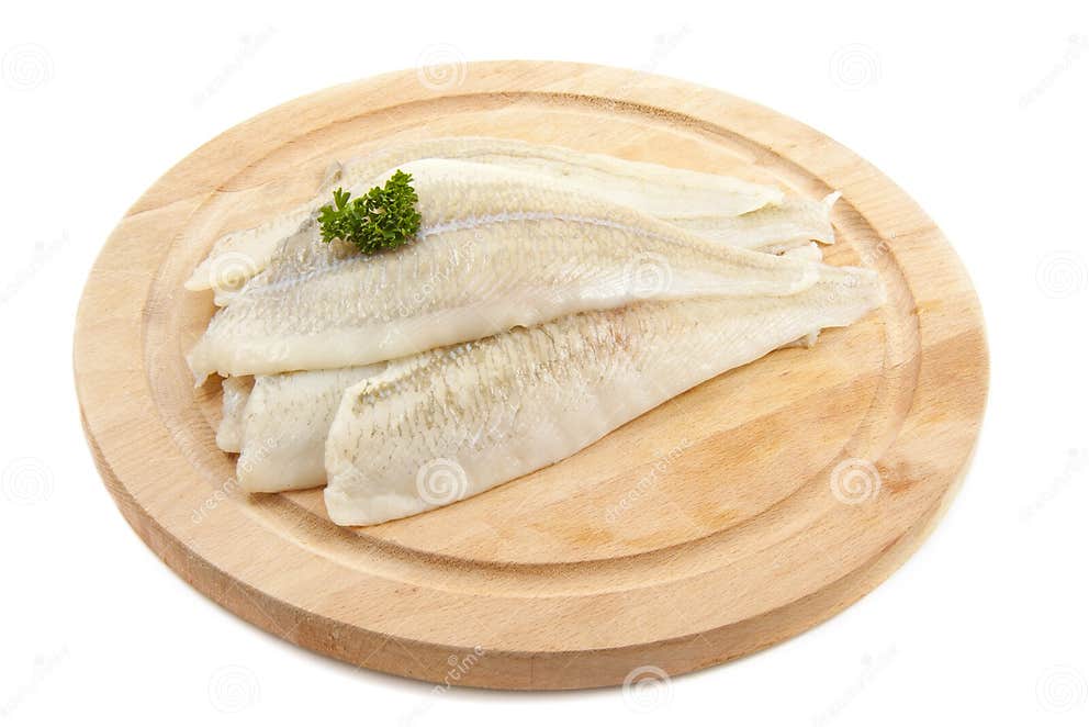 Plaice stock photo. Image of plaice, parsley, wood, river - 20052692