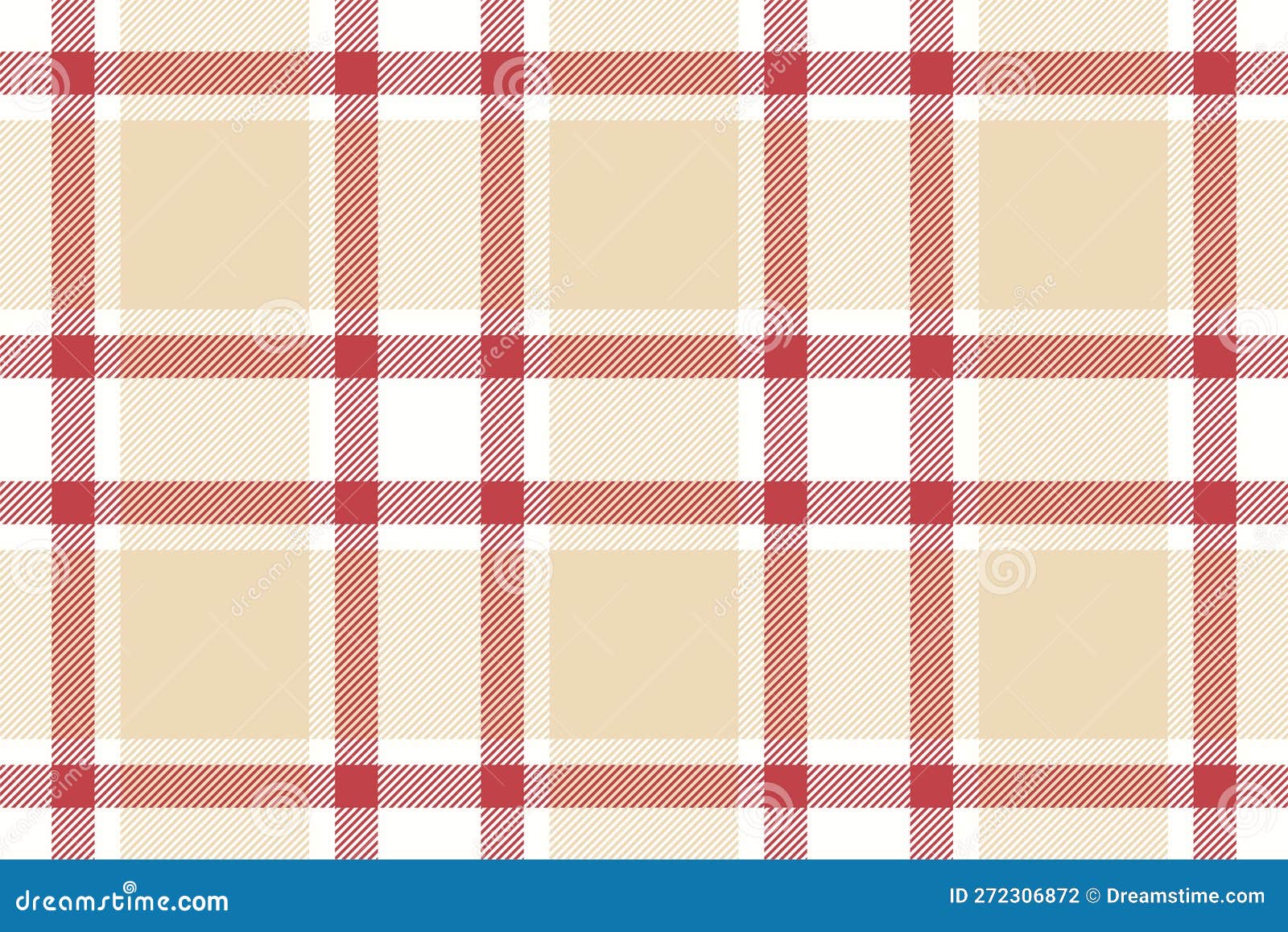 Plaid Background, Check Seamless Pattern in Beige. Vector Fabric ...