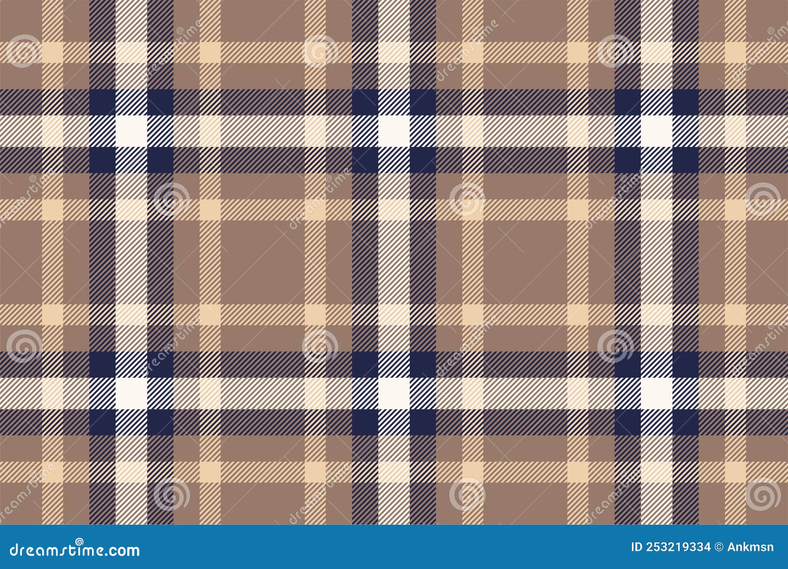 Plaid Background, Check Seamless Pattern. Vector Fabric Texture for ...
