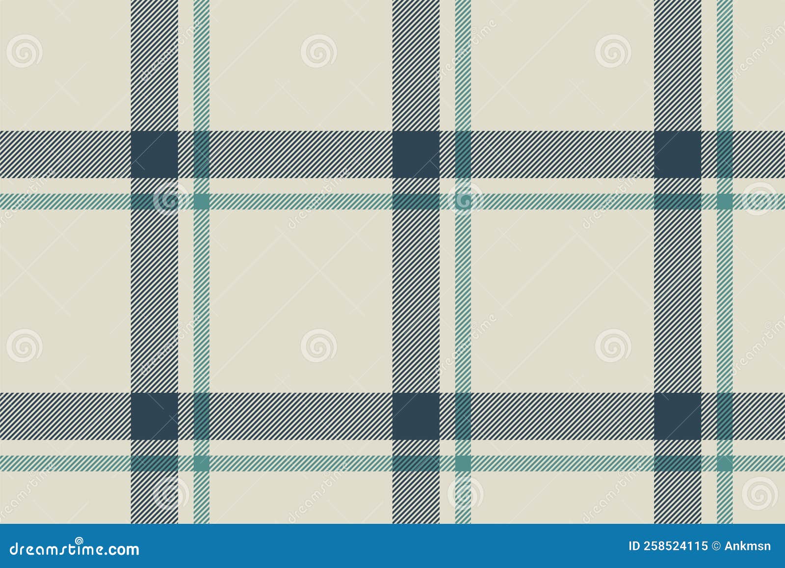 Plaid Background, Check Seamless Pattern. Vector Fabric Texture for ...