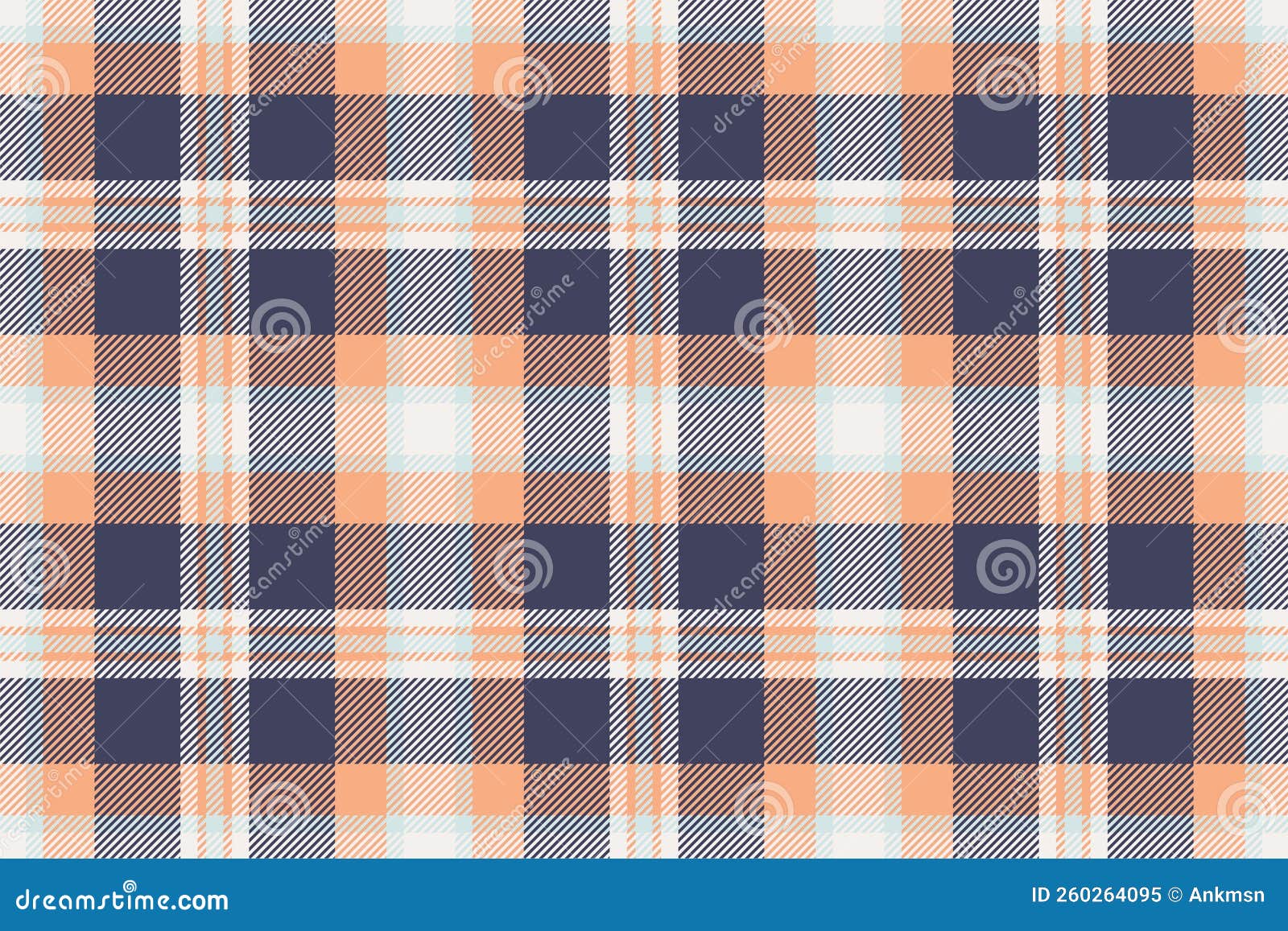 Plaid Background, Check Seamless Pattern. Vector Fabric Texture for ...