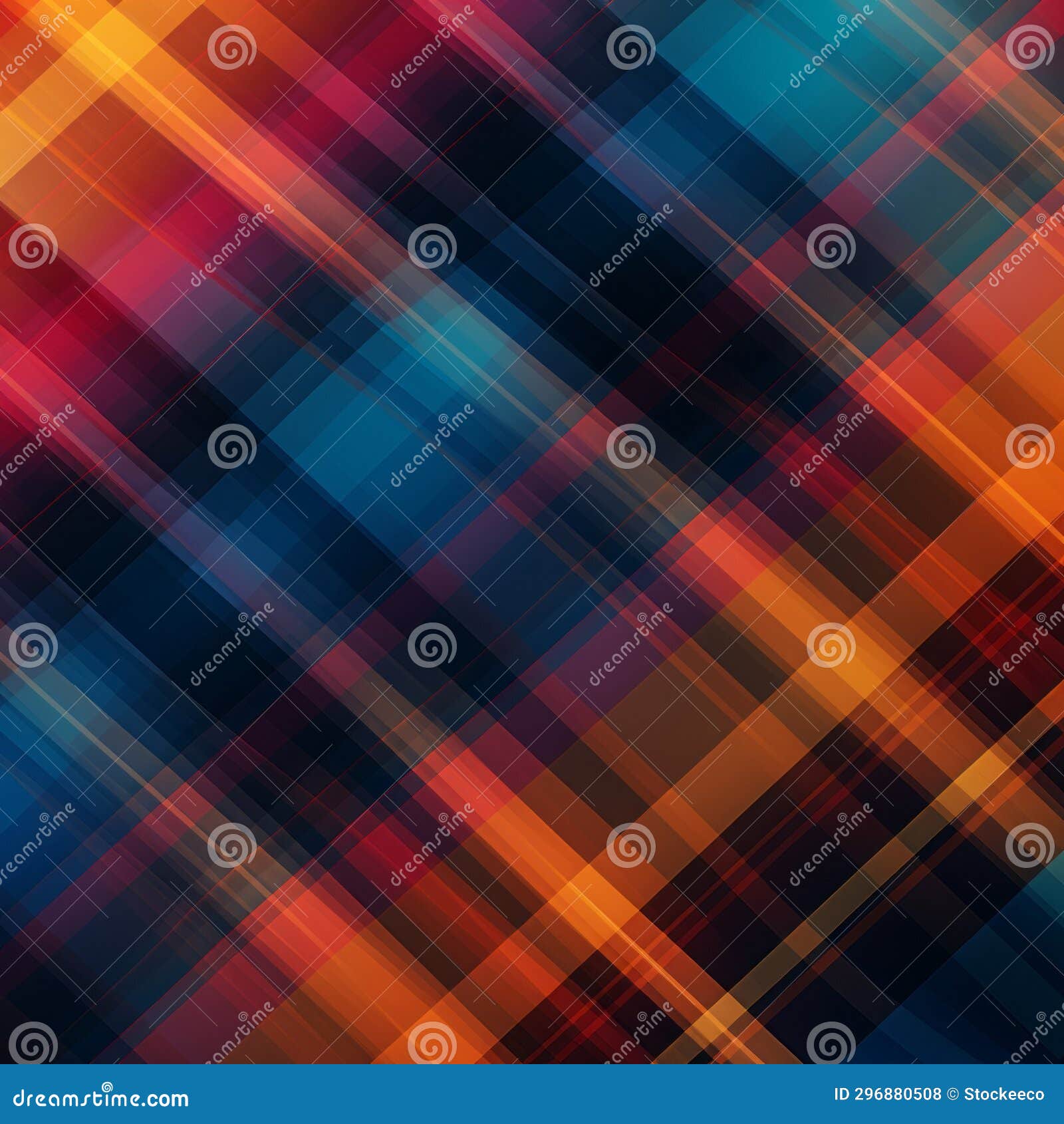 Abstract Multi Colored Plaid Background Png with Dark Amber and Blue ...