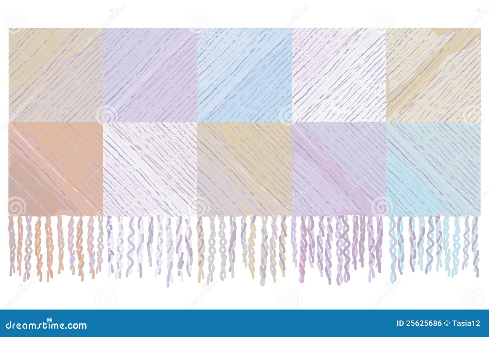 Plaid Background of Wool Blanket Stock Vector - Illustration of endless ...