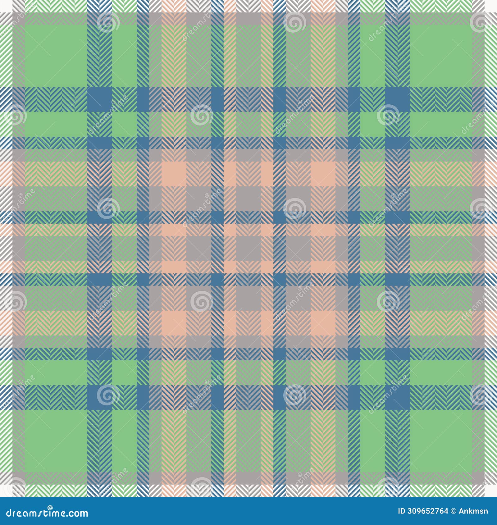 Plaid Check Pattern in Green Color. Seamless Fabric Texture. Tartan ...