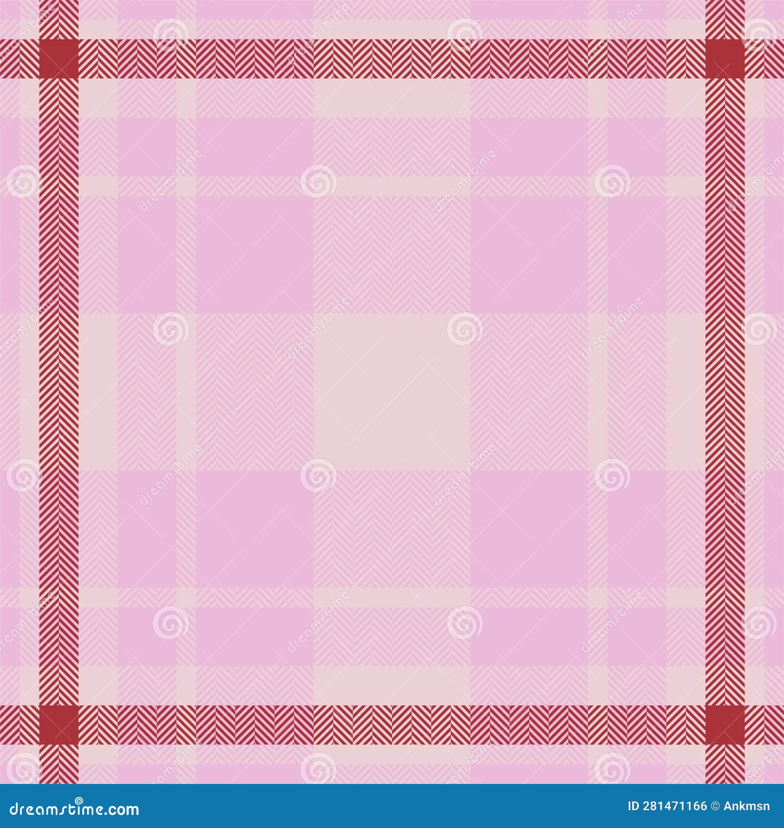 Plaid Check Pattern in Pink. Seamless Fabric Texture Stock Vector ...