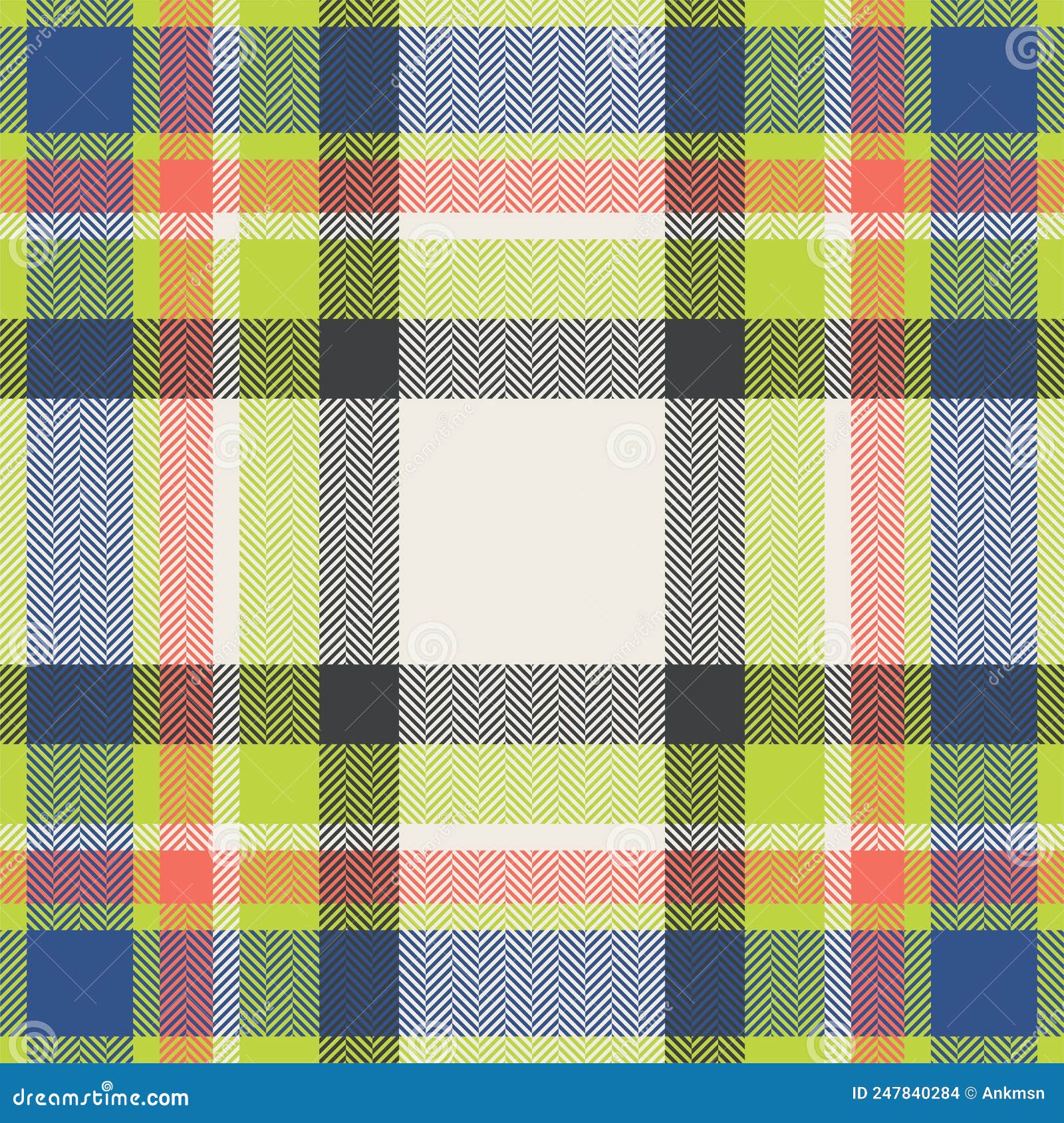 Plaid Check Pattern. Seamless Fabric Texture Stock Vector ...
