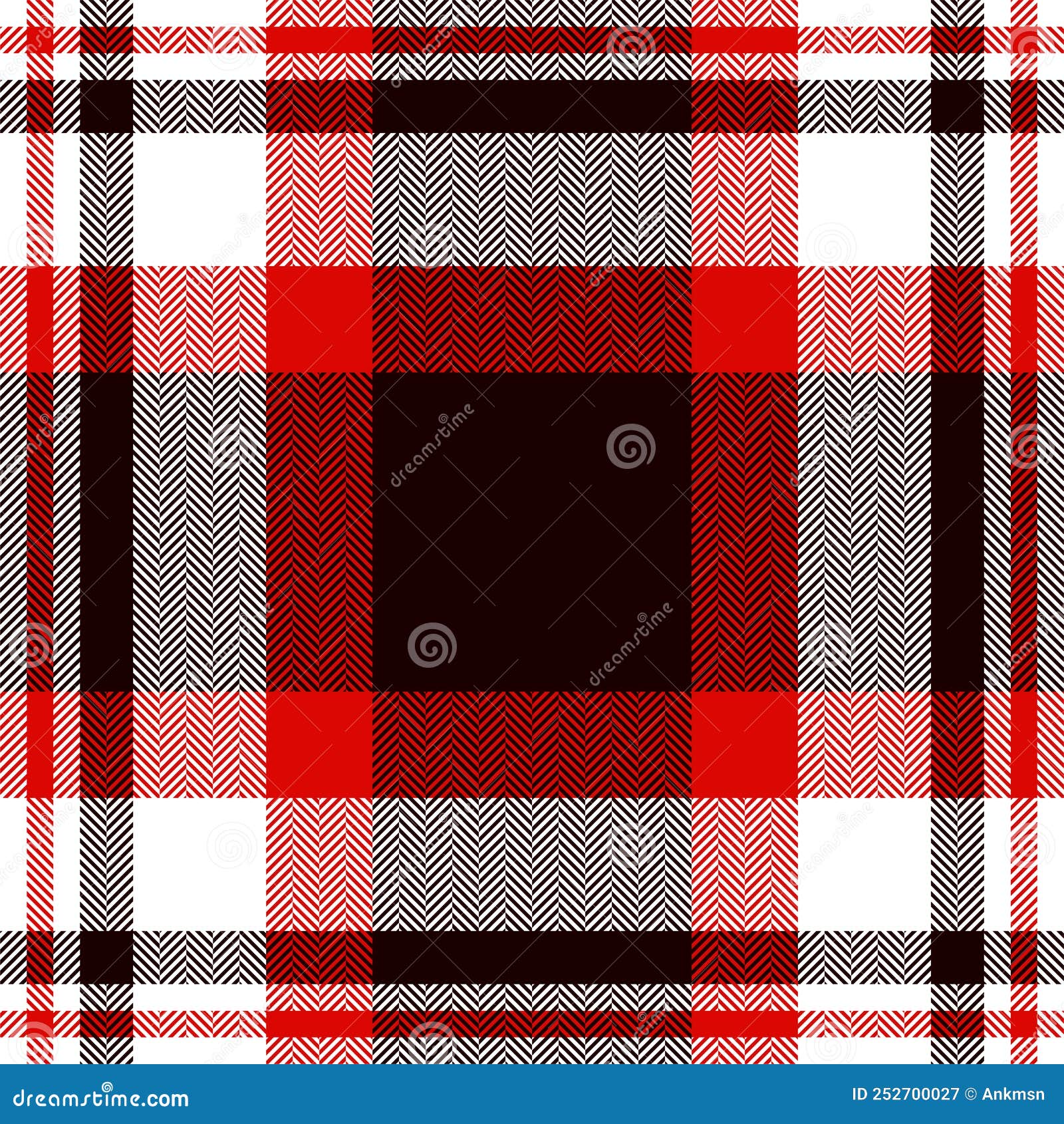 Plaid Check Pattern. Seamless Fabric Texture Stock Vector ...