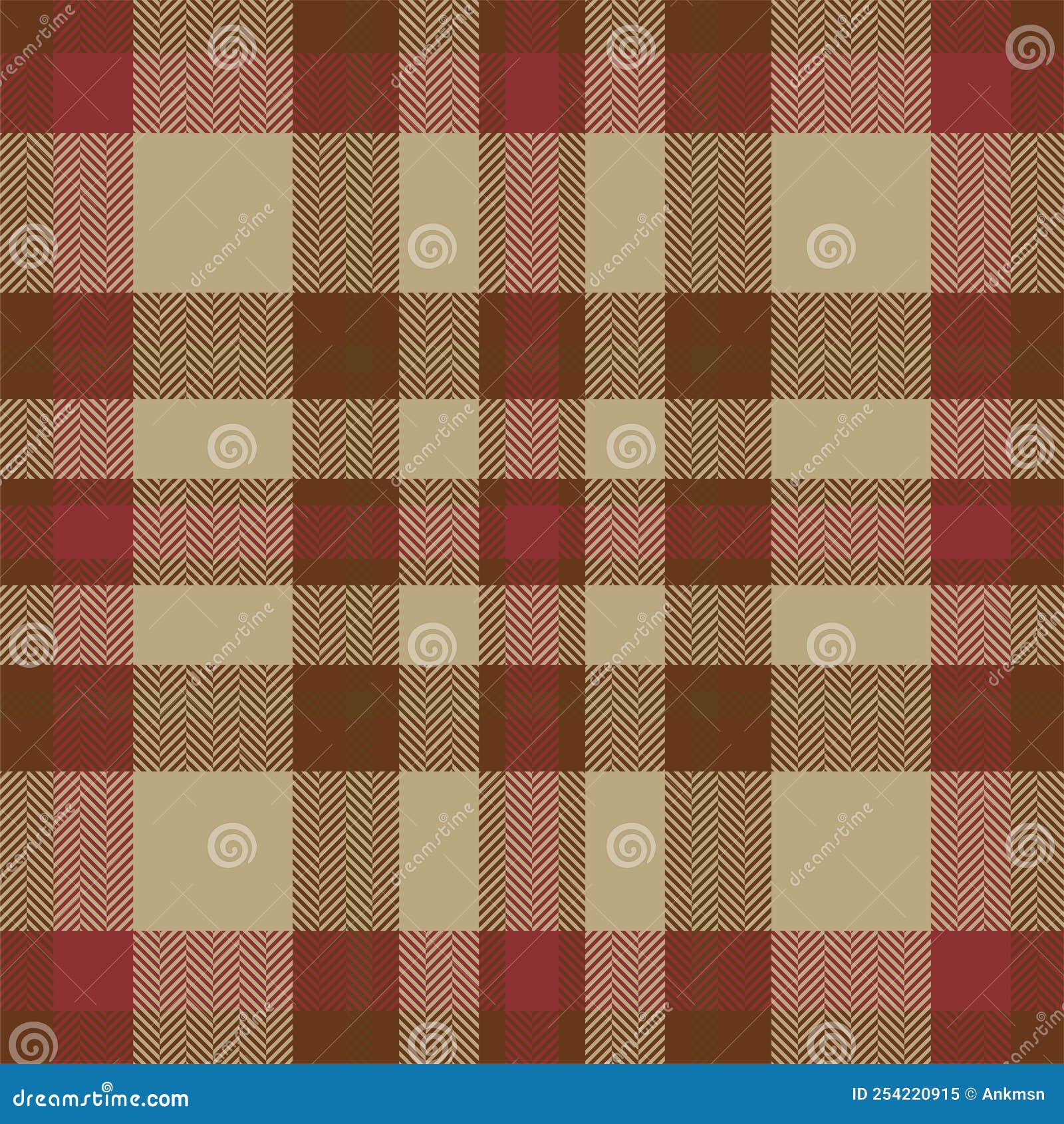 Plaid Check Pattern. Seamless Fabric Texture Stock Vector ...