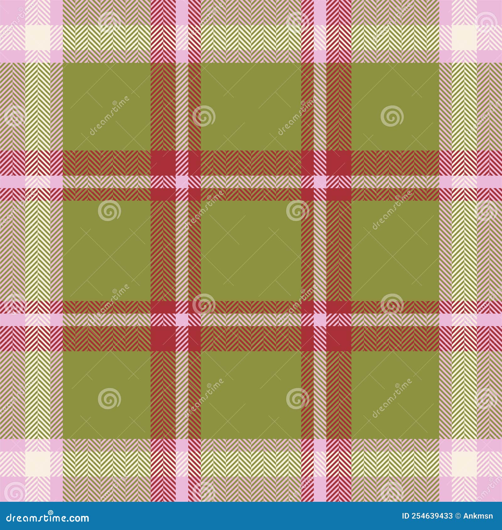 Plaid Check Pattern. Seamless Fabric Texture Stock Vector ...