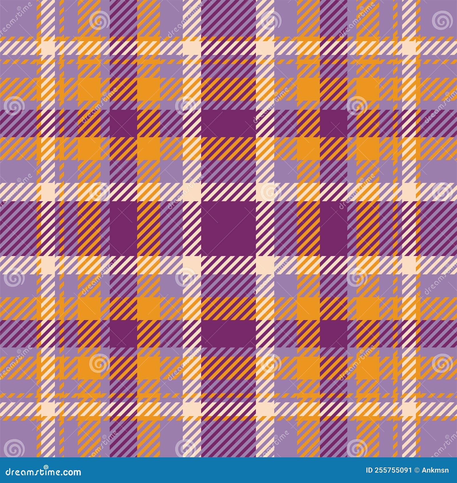 Plaid Check Pattern. Seamless Fabric Texture Stock Vector ...