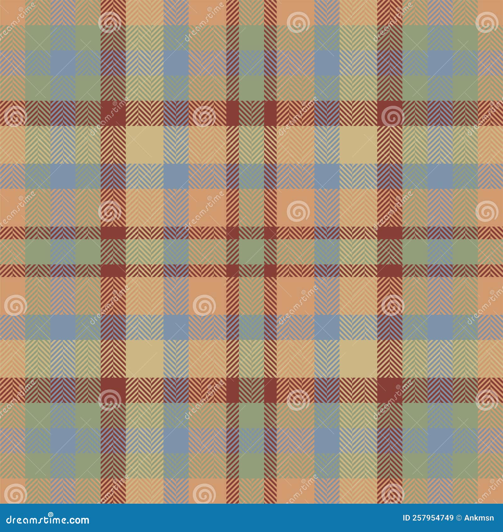 Plaid Check Pattern. Seamless Fabric Texture Stock Vector ...