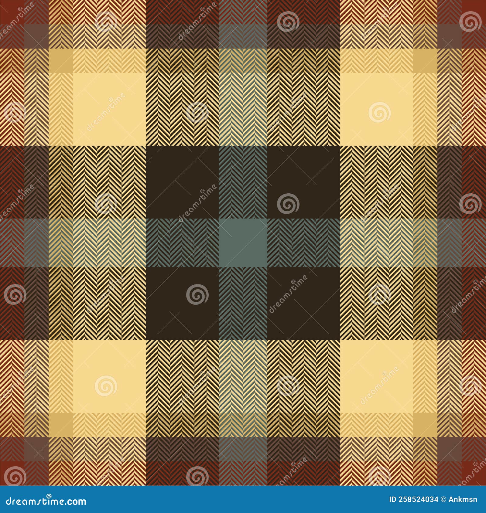 Plaid Check Pattern. Seamless Fabric Texture Stock Vector ...