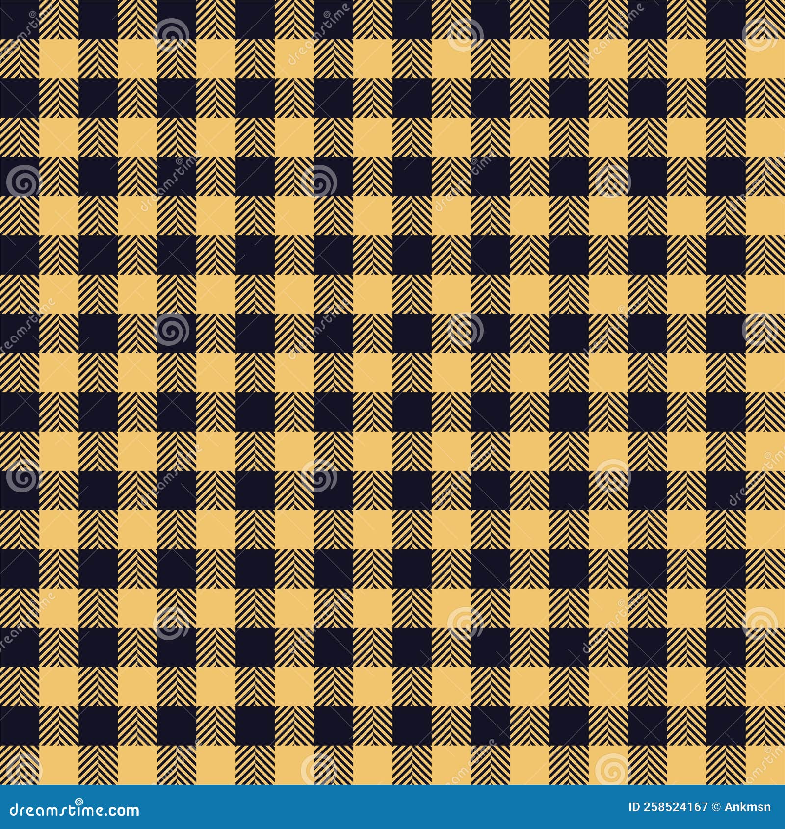 Plaid Check Pattern. Seamless Fabric Texture Stock Vector ...