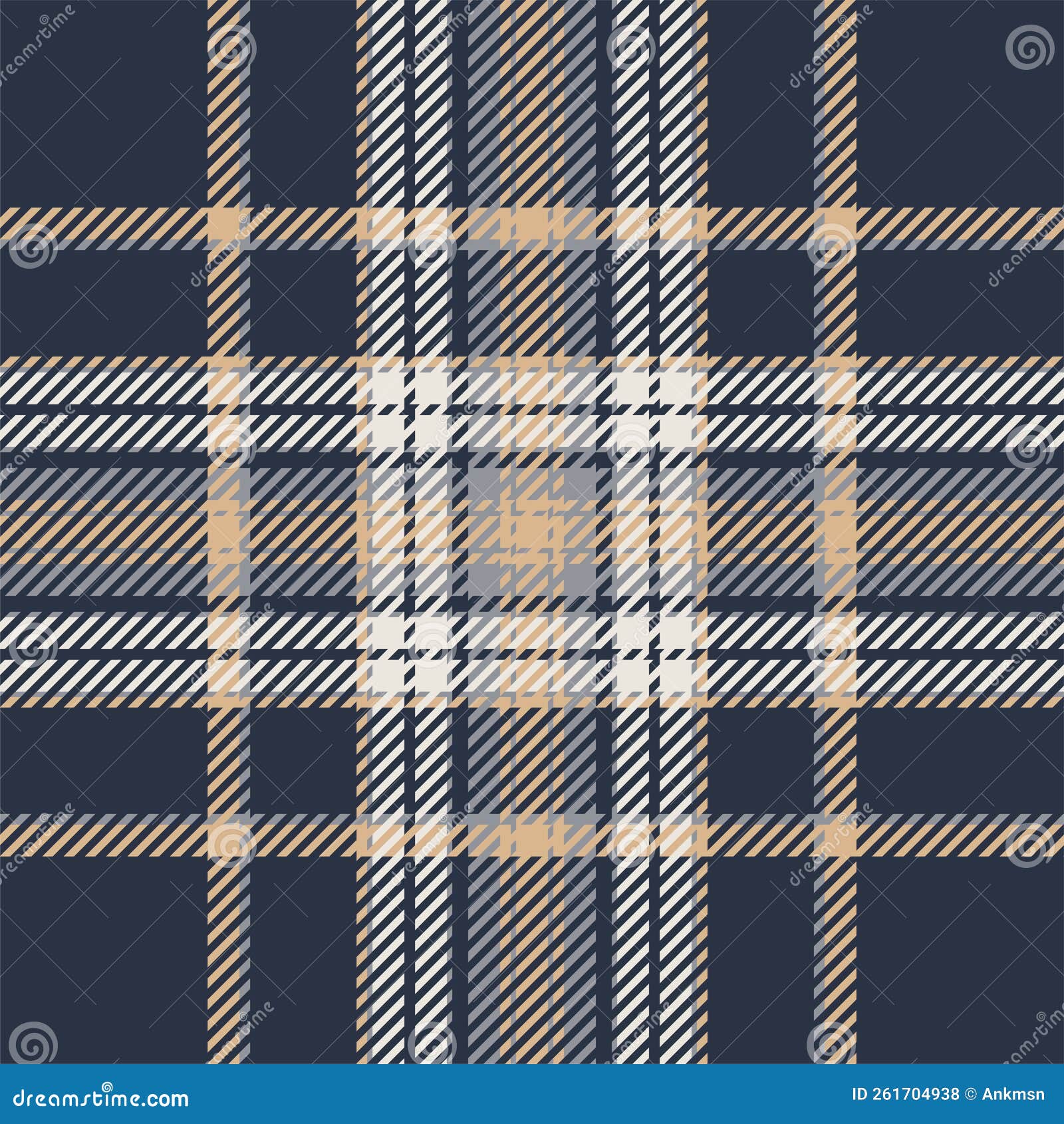 Plaid Check Pattern. Seamless Fabric Texture Stock Vector ...