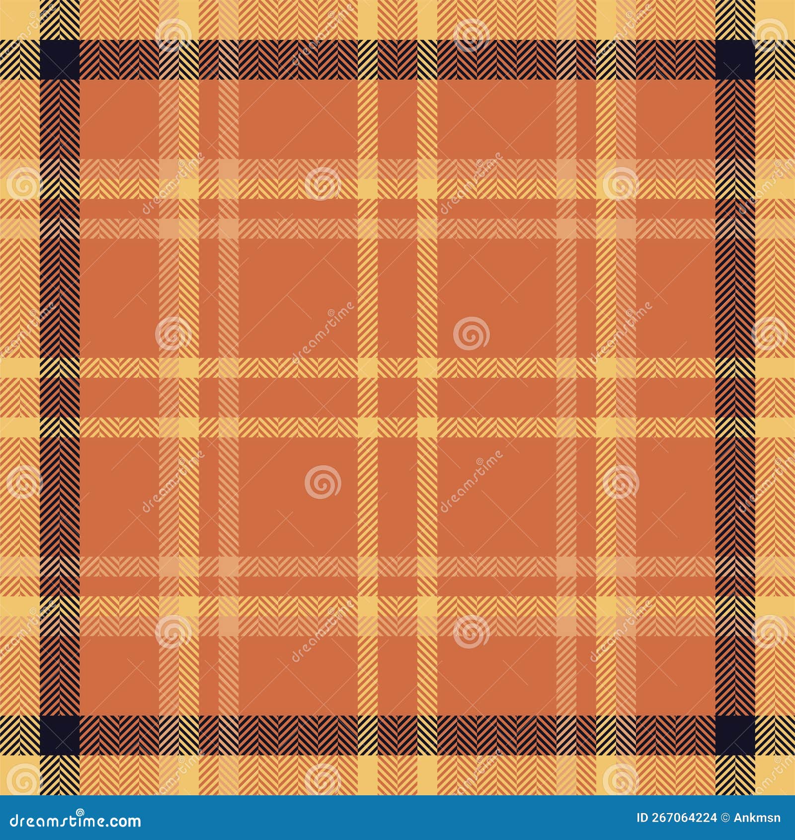Plaid Check Pattern. Seamless Fabric Texture Stock Illustration ...