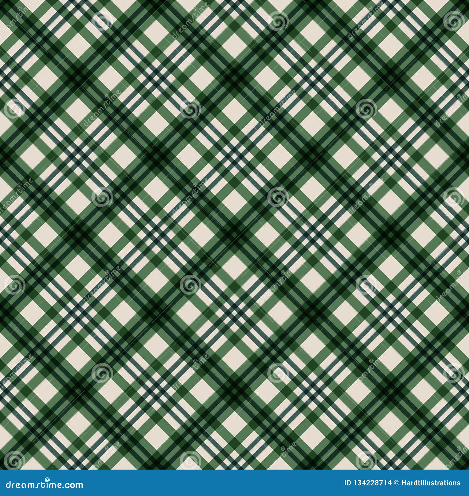 Green Plaid Seamless Pattern Stock Vector - Illustration of plaid ...