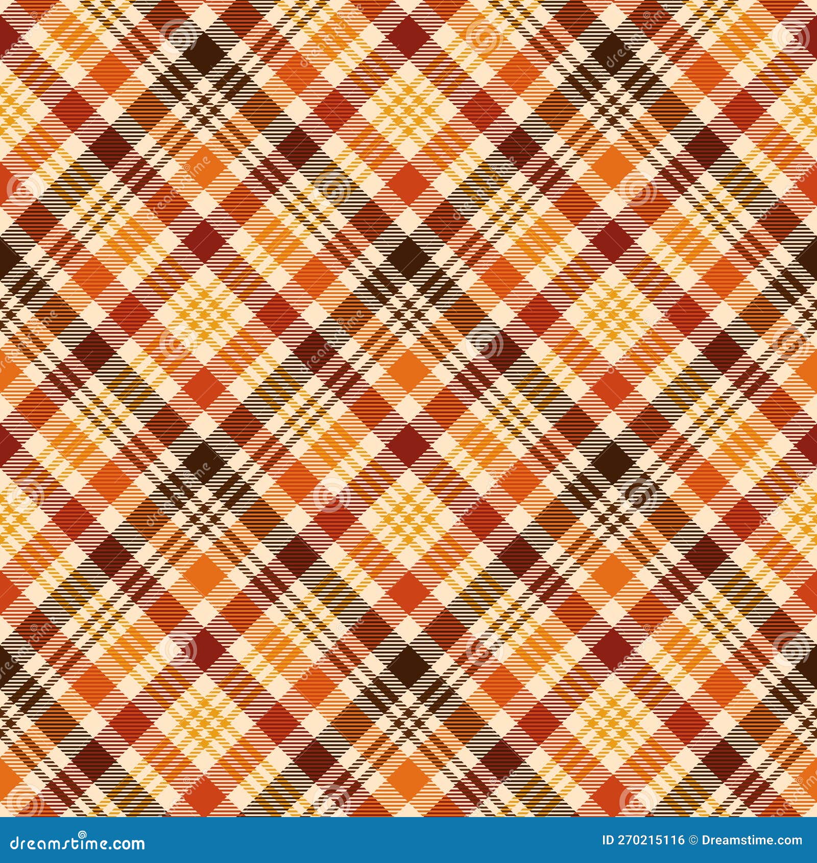 Autumn Plaid Seamless Pattern Stock Vector - Illustration of cloth ...