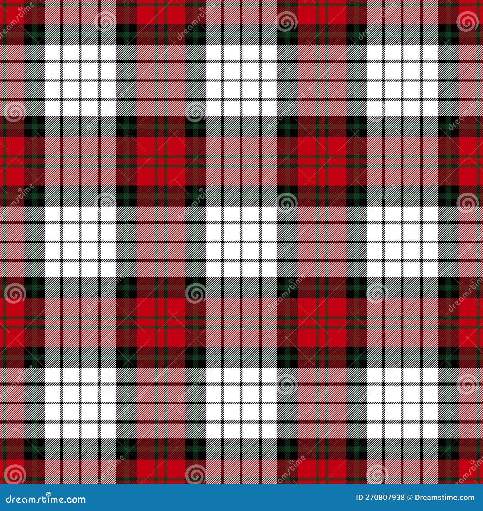 Christmas Holiday Tartan Seamless Pattern Stock Vector - Illustration ...