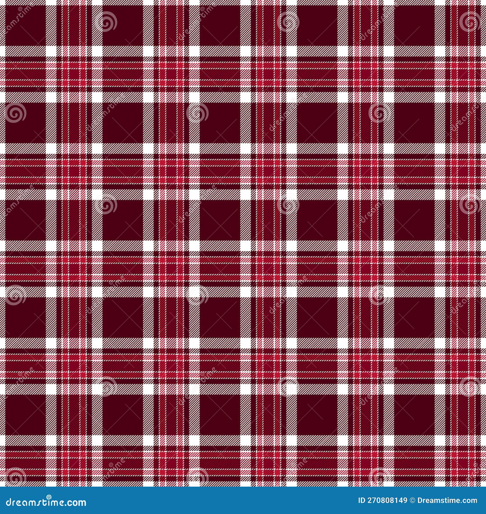 Red Plaid Seamless Pattern stock vector. Illustration of repeating ...