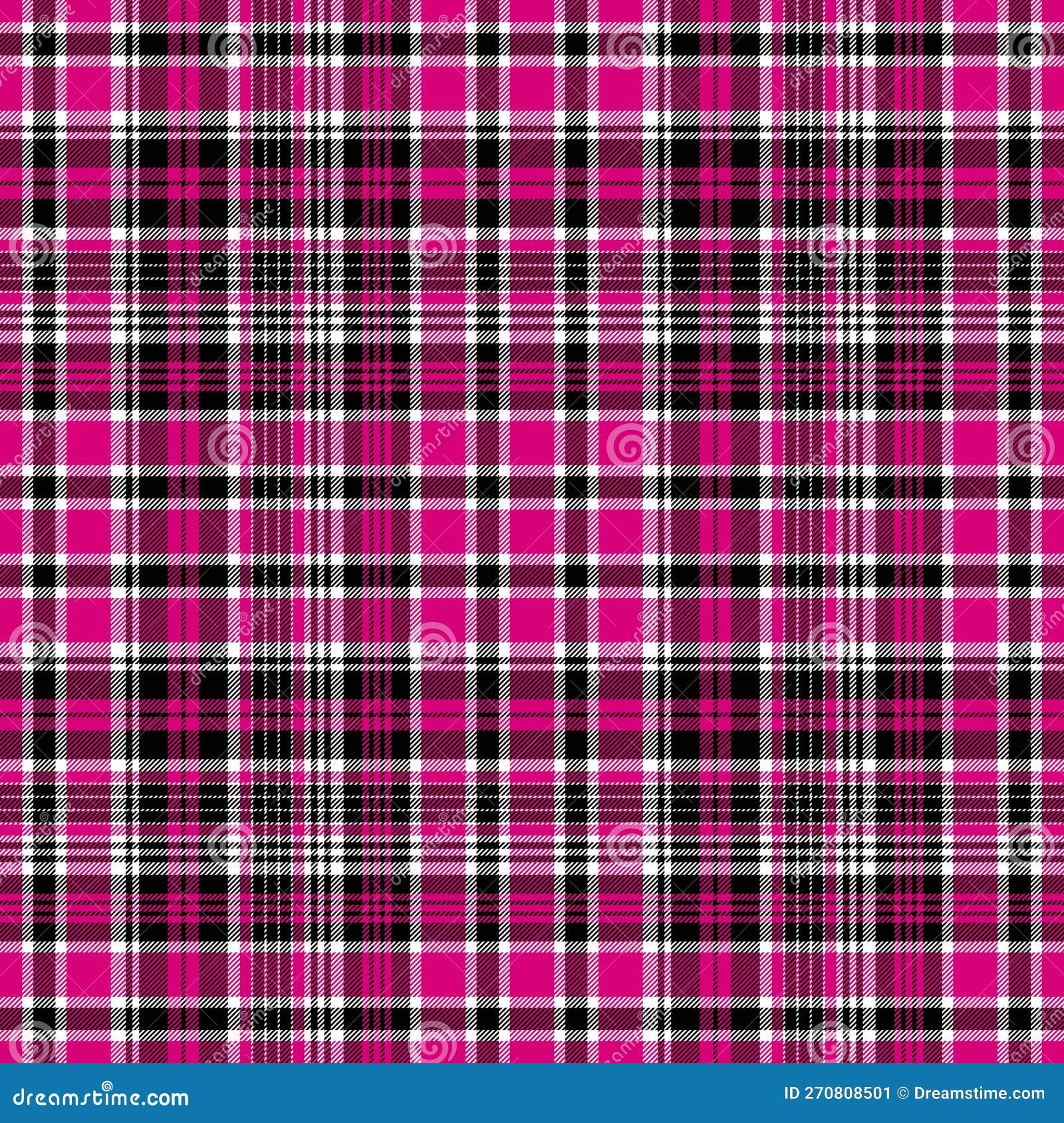 Magenta Plaid Seamless Pattern Stock Vector - Illustration of colorful ...