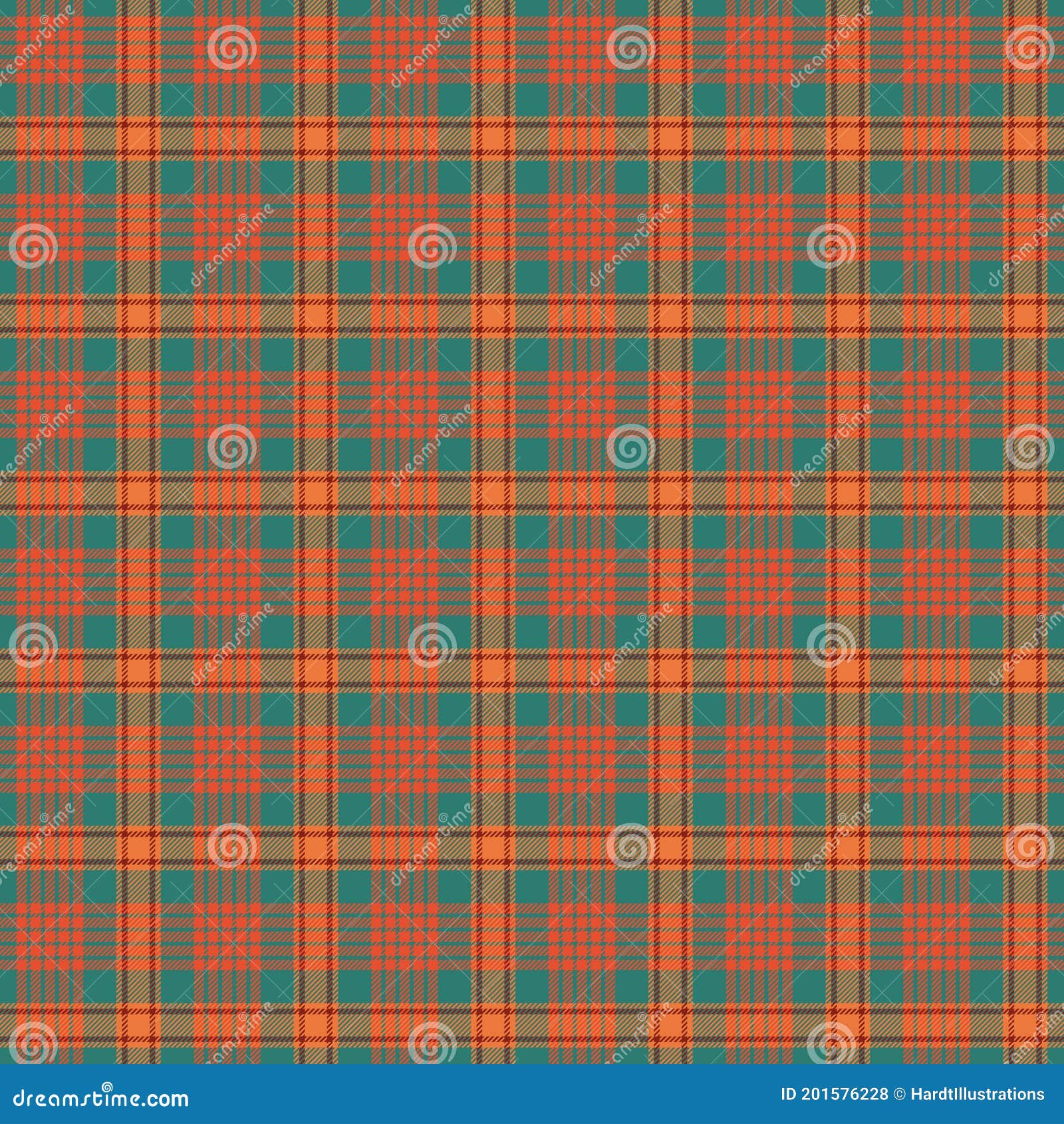 Autumn Plaid Seamless Pattern Stock Illustration - Illustration of ...
