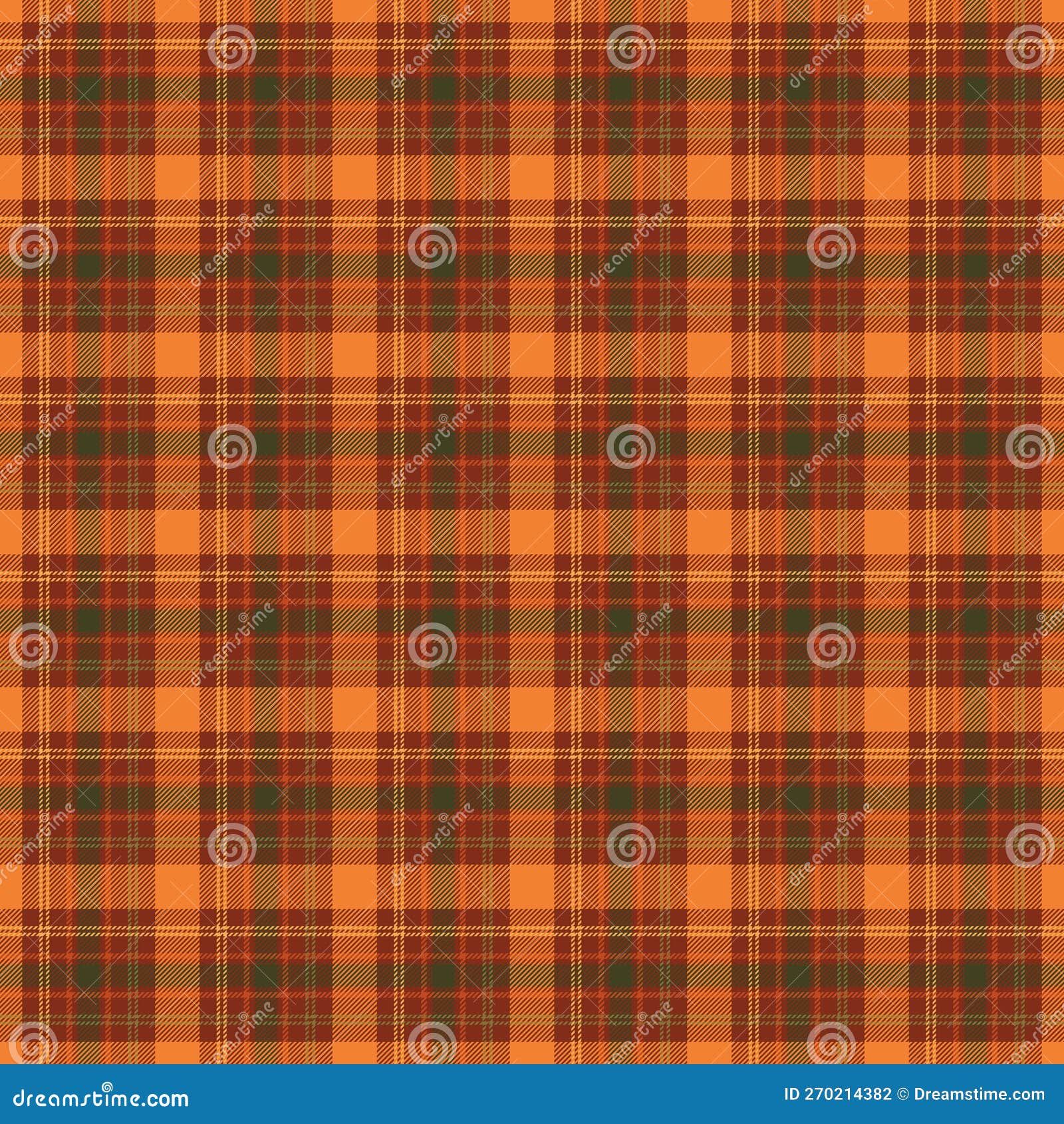 Autumn Plaid Seamless Pattern Stock Vector - Illustration of colorful ...