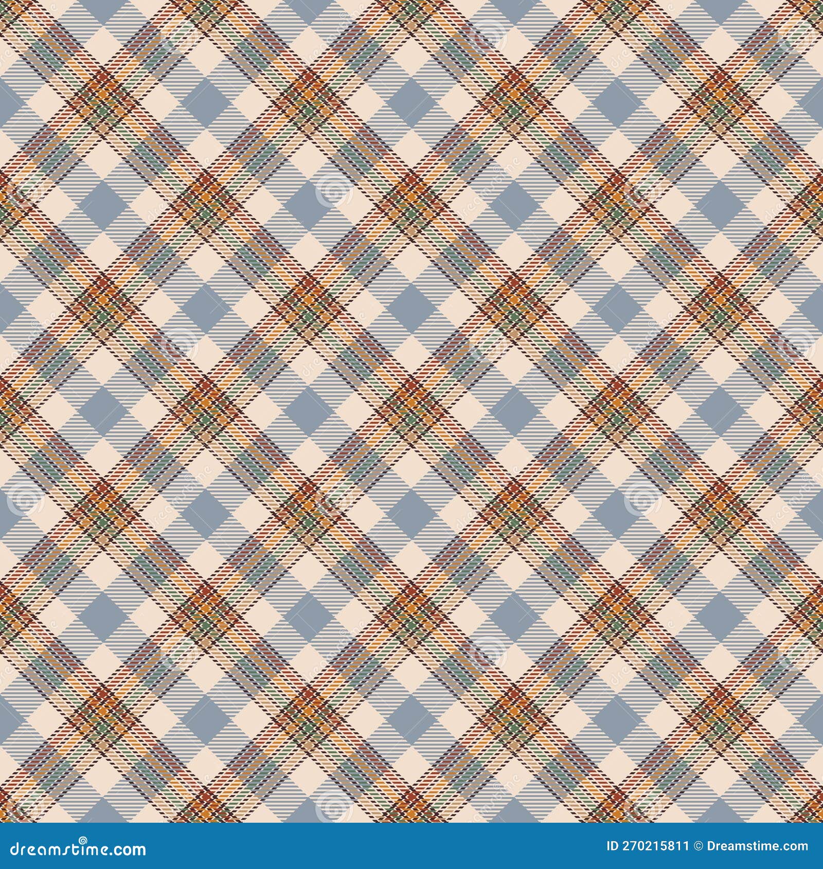 Autumn Plaid Seamless Pattern Stock Vector - Illustration of element ...