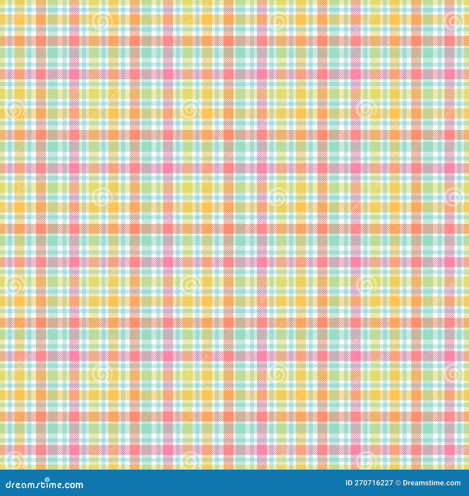 Pastel Plaid Seamless Pattern Stock Vector - Illustration of gingham ...