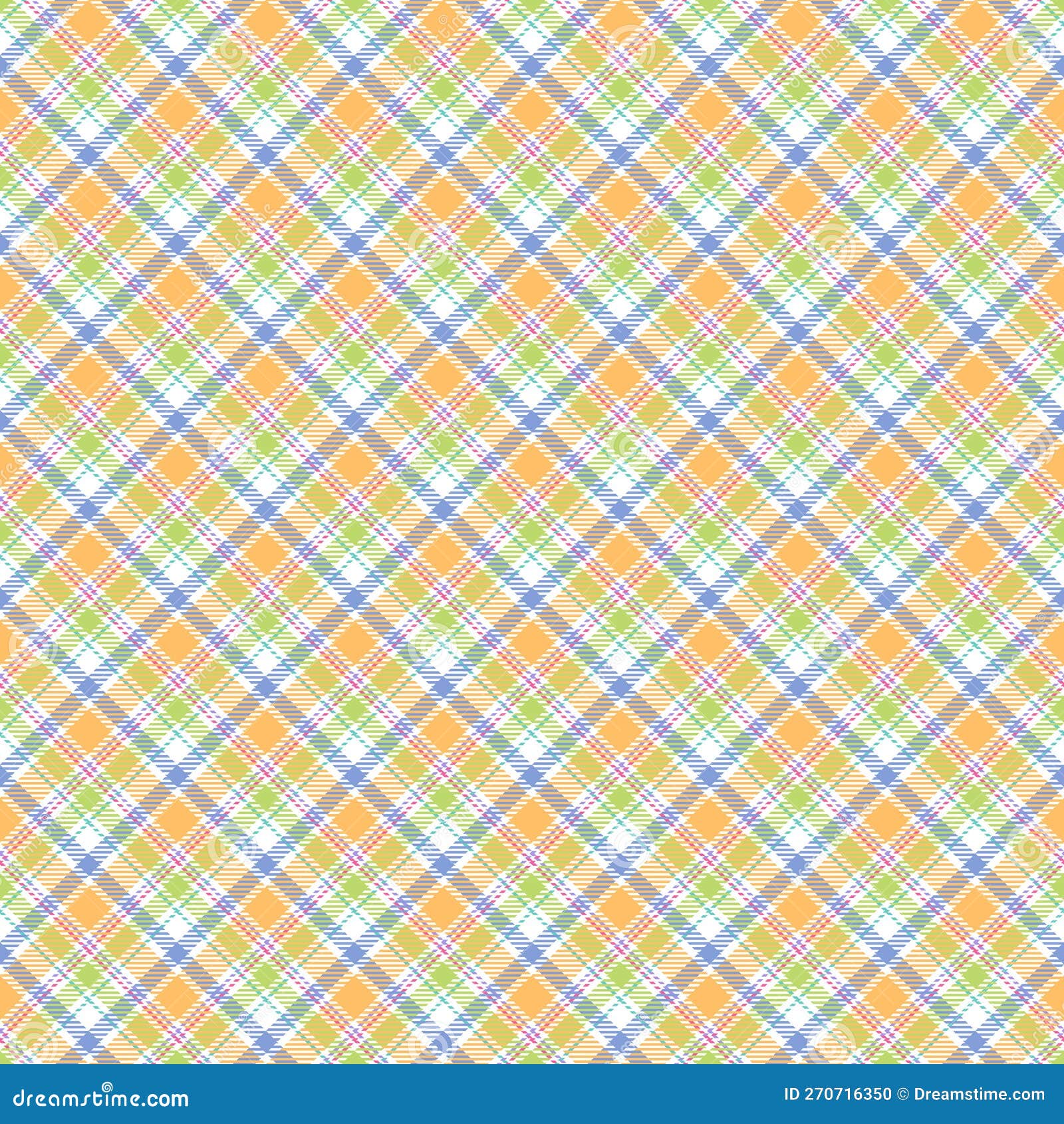 Pastel Plaid Seamless Pattern Stock Vector - Illustration of textile ...