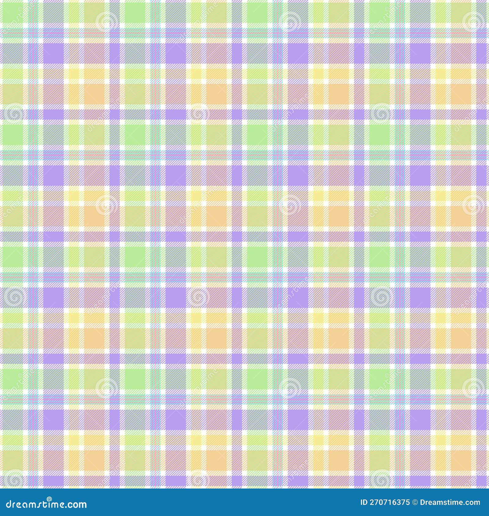Pastel Plaid Seamless Pattern Stock Vector - Illustration of fashion ...