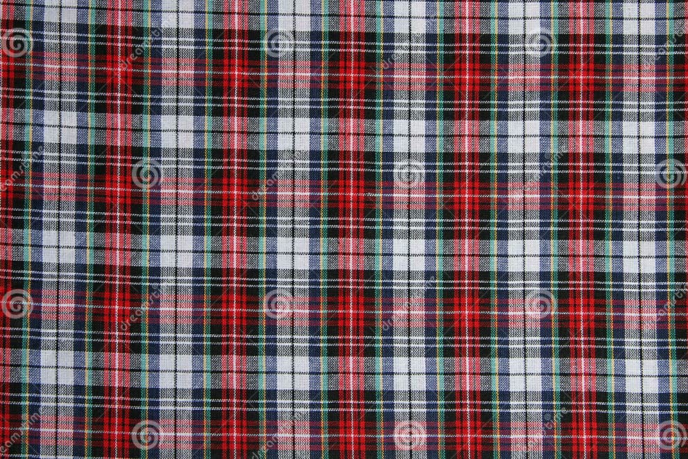 Plaid fabric stock image. Image of design, december, holiday - 14678989