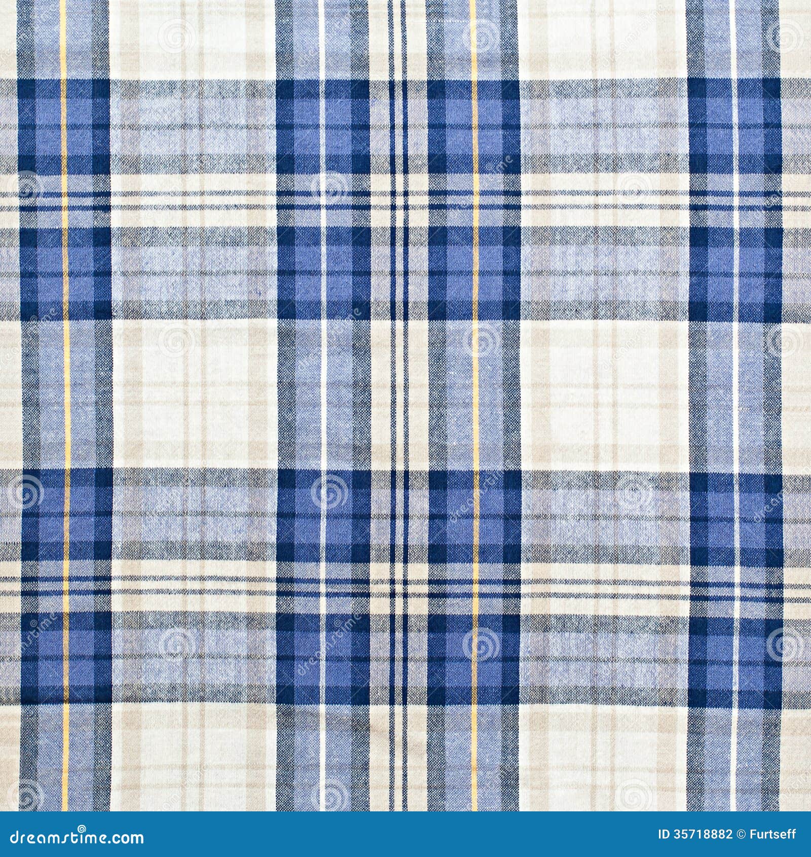 Plaid fabric stock photo. Image of rustic, fabric, flat - 35718882