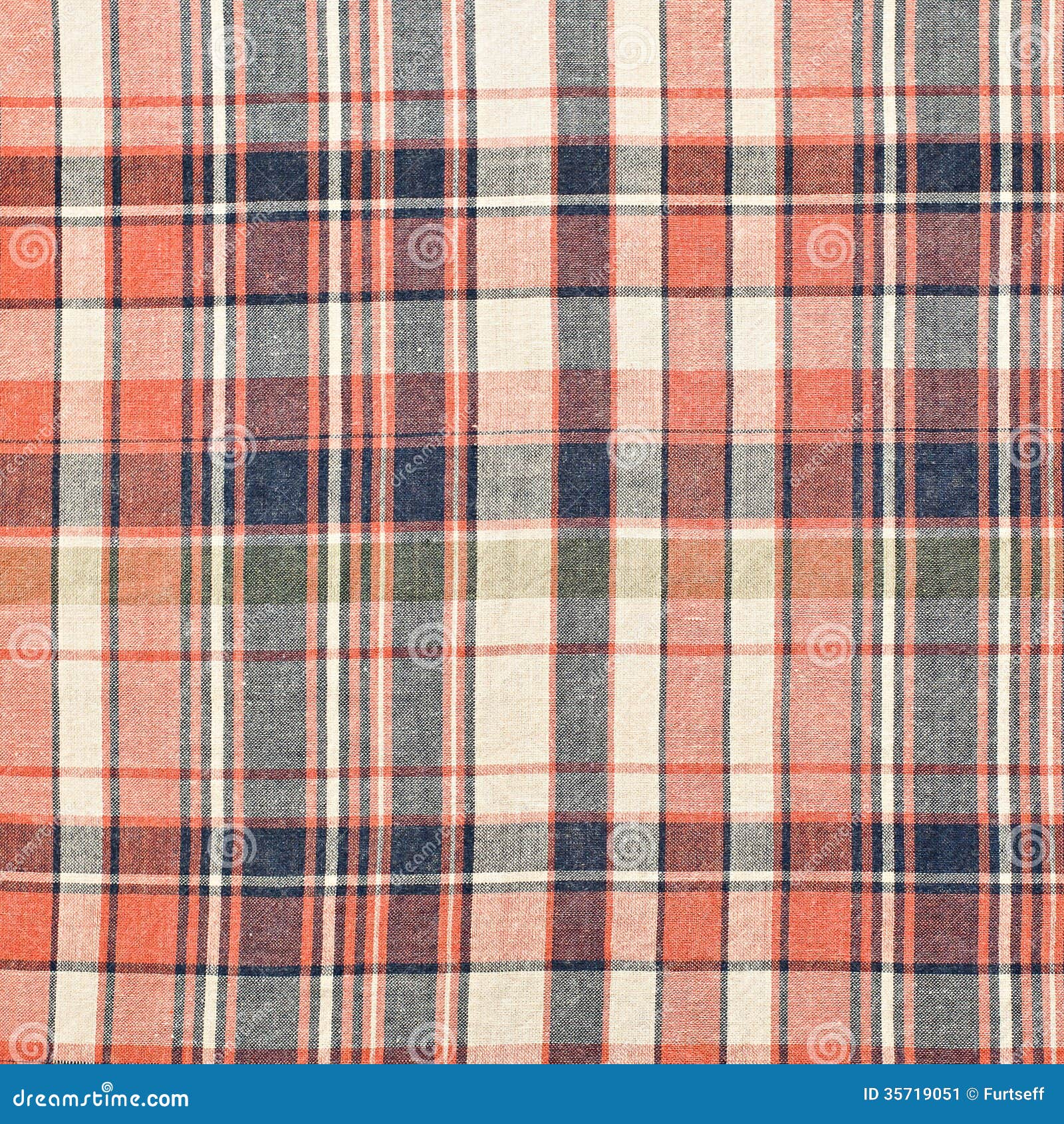 Plaid fabric stock image. Image of plaid, objects, retro - 35719051