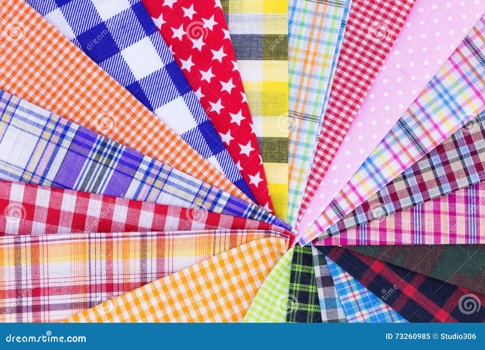 Plaid fabric stock image. Image of fashion, design, picnic - 73260985