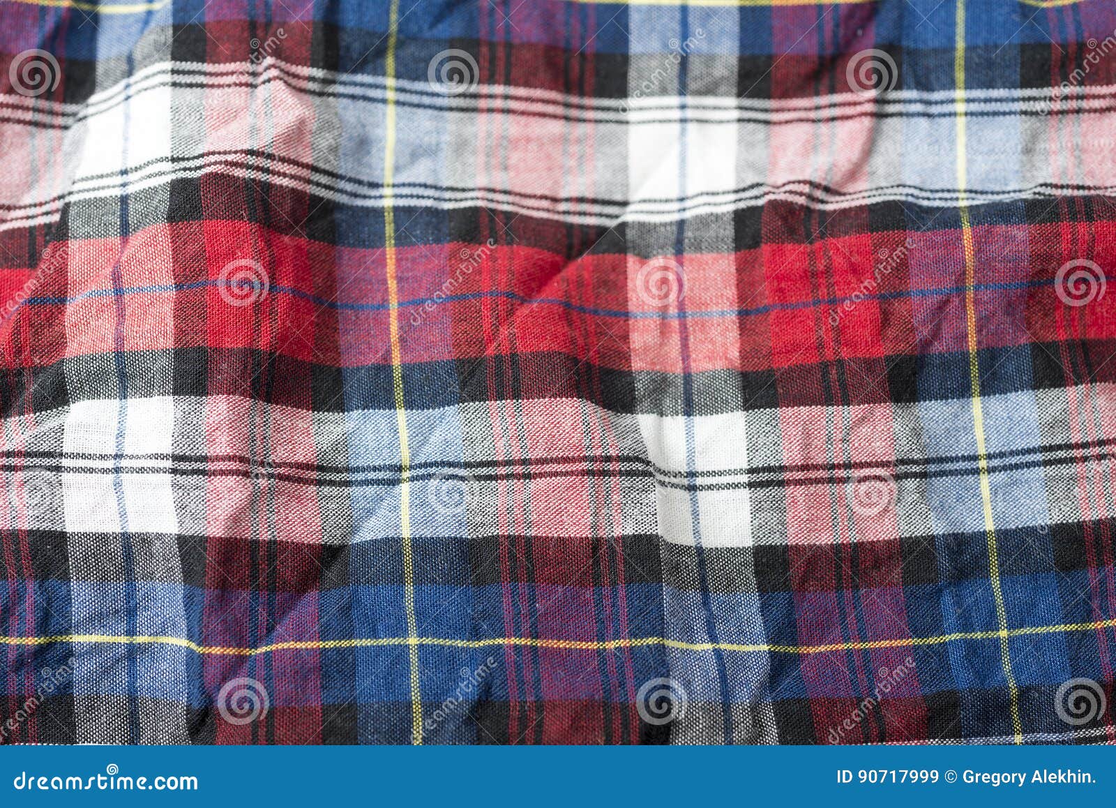 Plaid Fabric with Different Colors. Stock Image - Image of check ...
