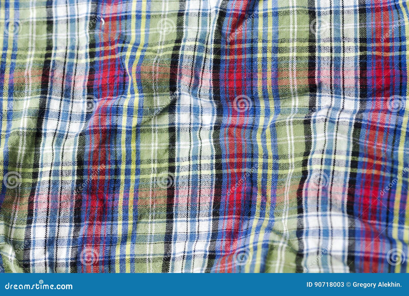 Plaid Fabric with Different Colors. Stock Image - Image of gingham ...