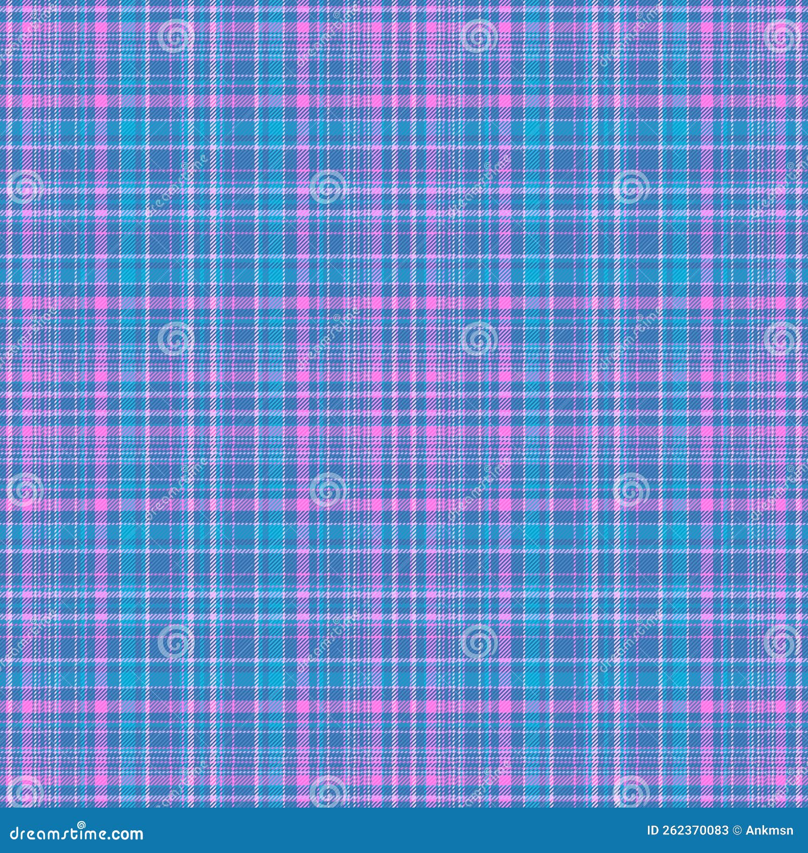 Plaid Fabric Pattern. Vector Tartan Seamless Stock Vector ...